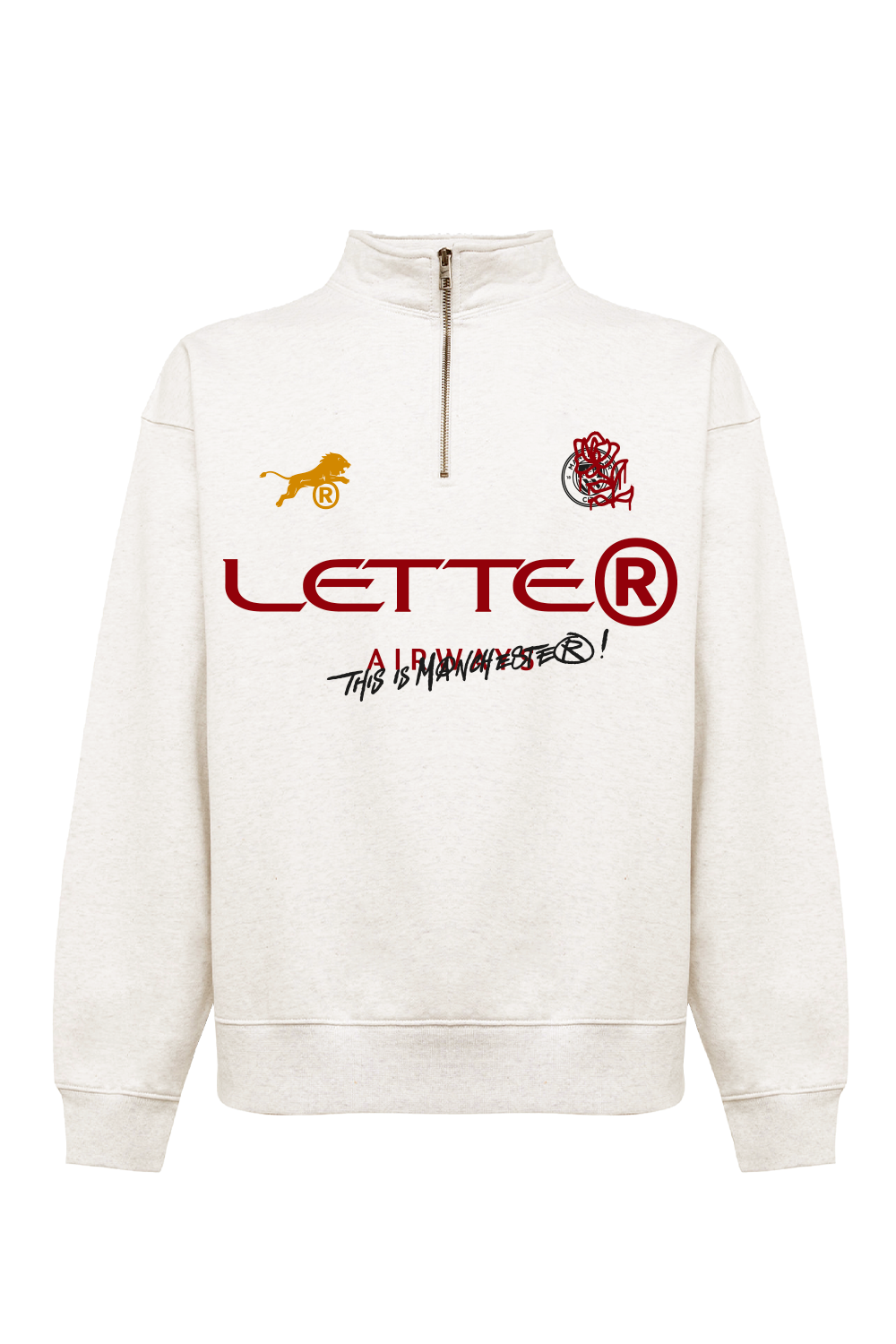 City white hoodie – Letter