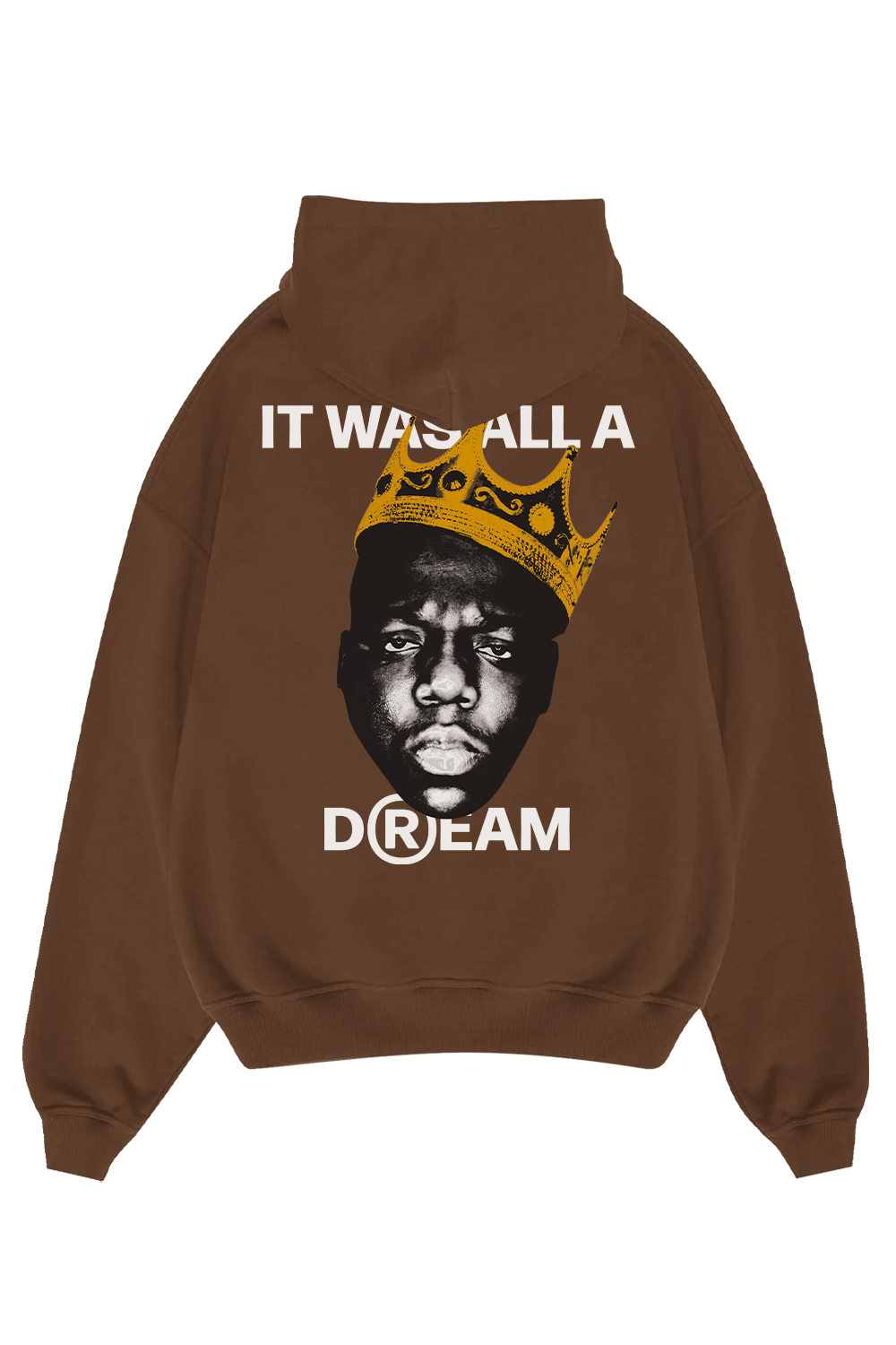 Biggie chocolate hoodie – Letter